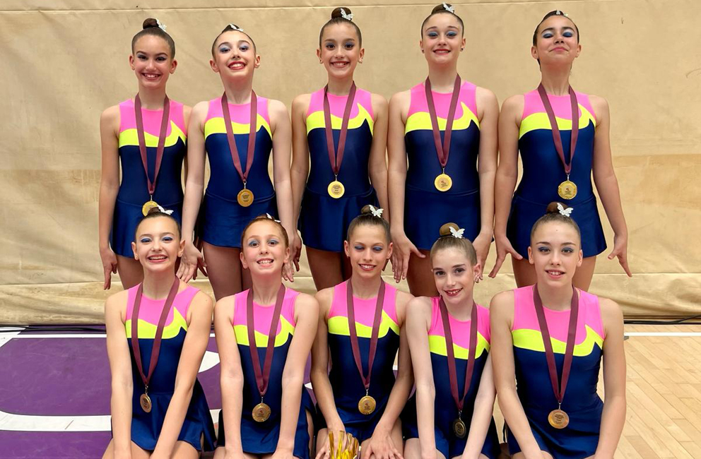 El Club Ritmo el festejó nueve medallas en el Autonómico de Promesas